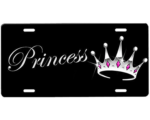 Princess Crown License Plate – Onestopairbrushshop