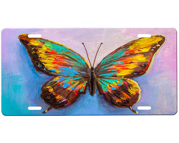 Butterfly License Plate – Onestopairbrushshop