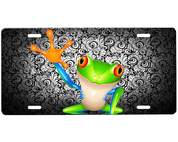 Frog License Plate – Onestopairbrushshop