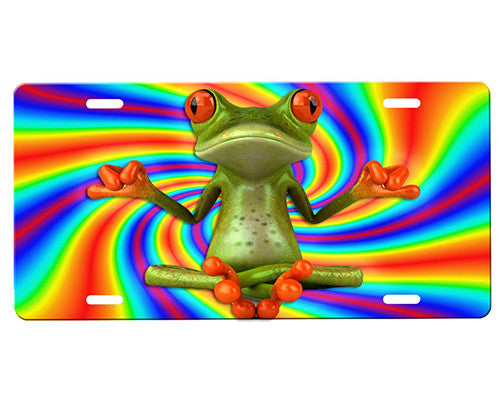 Frog License Plate – Onestopairbrushshop