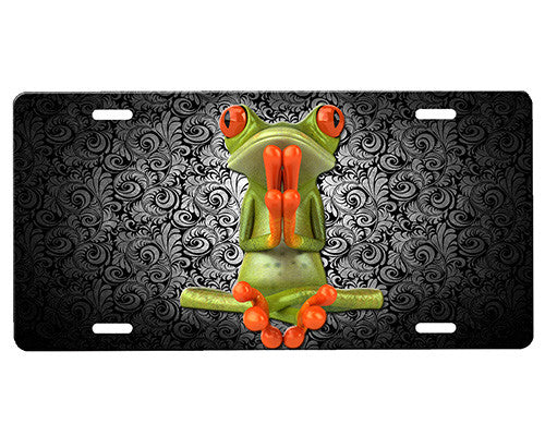 Frog License Plate – Onestopairbrushshop