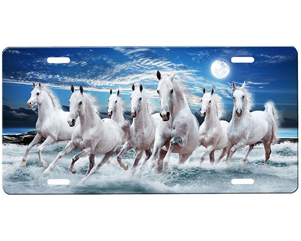 Horses License Plate – Onestopairbrushshop