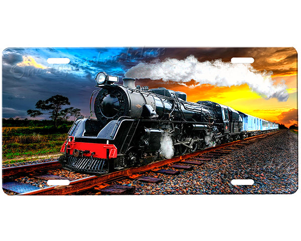 Train License Plate – Onestopairbrushshop