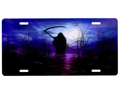Grim Reaper License Plate – Onestopairbrushshop
