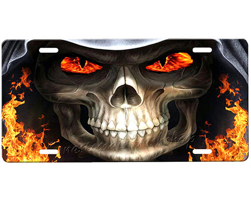 Grim Reaper License Plate – Onestopairbrushshop