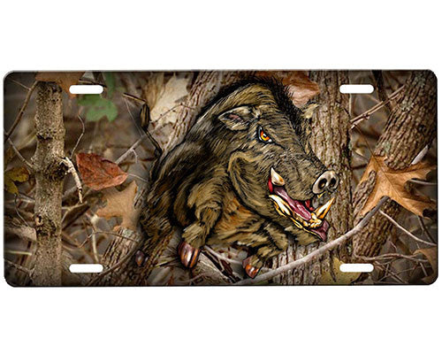 Boar Hog License Plate – Onestopairbrushshop