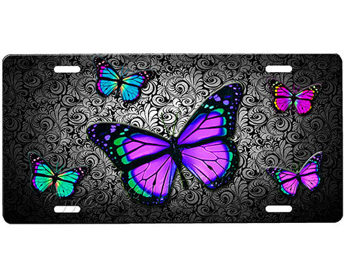 Butterfly License Plate – Onestopairbrushshop
